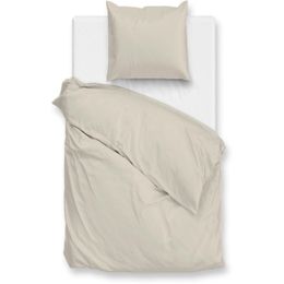Bettw&auml;sche ZO HOME, beige, Perkal, Obermaterial: 100% Baumwolle, Bettw&auml;sche, "Percalle", Bettw&auml;sche aus 100% Baumwolle, hochwertiges Perkal
