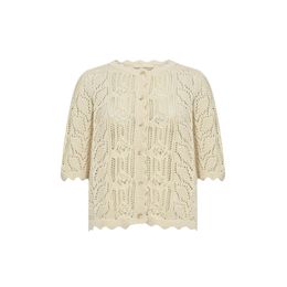 soyaconcept Damen Cardigan "Soya Concept Cardigan SC-PERRY 9"1620 cream, Gr. XS, Obermaterial: 50% Baumwolle, 50% Polyacryl, Strickjacken