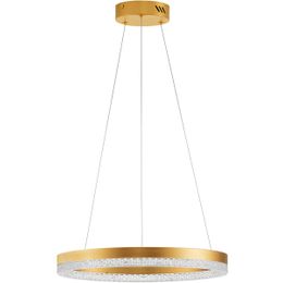 NOVA LUCE LED-H&auml;ngeleuchte "ADRIA", 1, &Oslash; 40cm, 1 Stk., gold, Leuchten