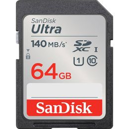 Sandisk Speicherkarte "Ultra SDXC", 64 GB, schwarz, Speicherkarten