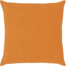 Dekokissen Pad, B:50cm L:50cmorange, unifarben, Baumwolle, Dekokissen_Sitzkissen_Kissenh&uuml;llen, "Risotto", einzigartiges Design, 1 St&uuml;ck