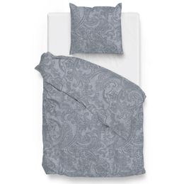 Bettw&auml;sche ZO HOME, blau, Renforc&eacute;, Obermaterial: 100% Baumwolle, Bettw&auml;sche, "Paisley-di-Lino", Bettw&auml;sche aus 100% Baumwolle, hochwertiges Renforc&eacute;