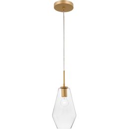 NOVA LUCE H&auml;ngeleuchten "PRISMA", 1, &Oslash; 17cm, 1 Stk., gold, Esszimmer, Leuchten, Ohne Leuchtmittel