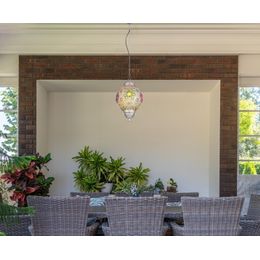 Globo LIGHTING H&auml;ngeleuchte "GELASIUS", 1 Stk.silberfarben, Wohnzimmer, Leuchten, H&auml;ngelampe/Pendelleuchte/Esszimmer/Wohnzimmer/Esstisch