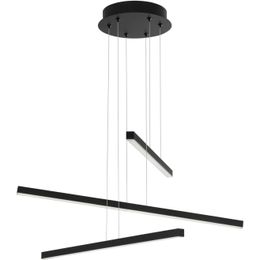 NOVA LUCE LED-H&auml;ngeleuchte "LIOR", 3, H: 180cm, 1 Stk., schwarz, Leuchten