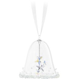 Swarovski Dekoh&auml;nger "Kristall Sammelfigur Holiday Magic Classics Weihnachtsglocke", B/H/T: 4cm x 5,05cm x 4cm, wei&szlig;, Kristallglas, Metall,