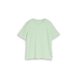 Tom Tailor Denim Damen Loose Fit T-Shirt, gr&uuml;n, Uni, Gr. XXL