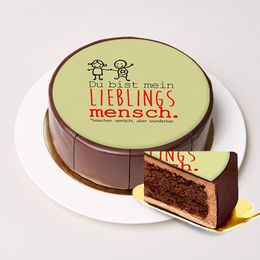 Dessert-Motiv-Torte &bdquo;Lieblingsmensch
