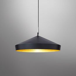 Tom Dixon Beat Flat Pendelleuchte, LED, LEDP06BKEU+BLS06,