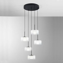 Luce Ambiente Design EMILY Pendelleuchte 5-flammig, LED, LED-EMILY-S5,