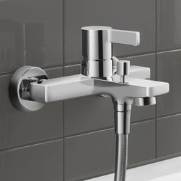 Duravit D-Neo Aufputz-Wannenarmatur, Einhebelmischer, DE5230000010,