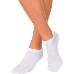 active by Lascana LASCANA ACTIVE Damen Sneakersocken, 7x wei&szlig;, Gr&ouml;&szlig;e 35/38