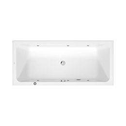 Duravit D-Code Rechteck-Whirlwanne, 760672000JP1000,