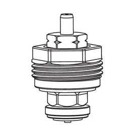 Heimeier Ersatz-Thermostat-Oberteil f&uuml;r umgekehrte Flussrichtung, 3850-02.300,