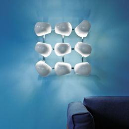 Licht Im Raum White Moons 3 x 3 Wandleuchte, 233WL00009,