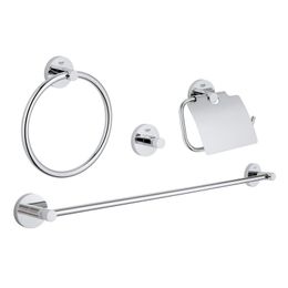 Grohe Essentials Badaccessoire-Set, 40776001,