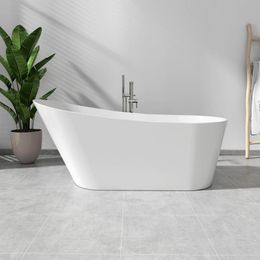 evineo ineo5 freistehende Badewanne L: 170 B: 75 cm, BE4025WH,