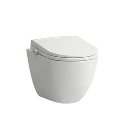 Laufen Cleanet Pro Wand-Dusch-WC Comfort Lite mit WC-Sitz, Ausf&uuml;hrung erh&ouml;ht und lang, H614890000S002, Comfort Lite