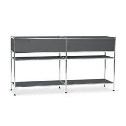 Tchibo - Konsole Metall &raquo;Cn3&laquo; mit 2 Schubladen - 152x40x82cm - chrom - Metall / Stahl / Aluminium