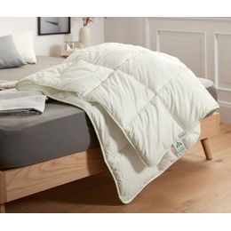 Irisette&reg; greenline Steppbett mit Faserf&uuml;llung - wei&szlig;