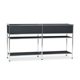 Tchibo - Konsole Metall &raquo;Cn3&laquo; mit 2 Schubladen - 152x40x82cm - schwarz - Metall / Stahl / Aluminium