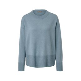 Tchibo - Feinstrick-Pullover mit Cashmere - Damen - Gr. M - blau
