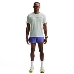 Nike Aeroswift Dri-Fit ADV Graphic Short Sleeve Top Bekleidung Herren gr&uuml;n M