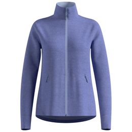 Odlo Grid Fleece Midlayer Full Zip Bekleidung Damen blau XL