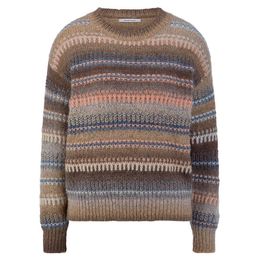 Peter Hahn - Rundhals-Pullover, mehrfarbig, Gr. 42 / M