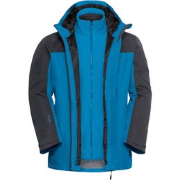 Jack Wolfskin TAUBENBERG 3IN1 Doppeljacke Herren - Gr&ouml;&szlig;e S - blau