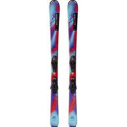 Salomon QST S and C5 All-Mountain Ski Kinder - Gr&ouml;&szlig;e 110 - blau