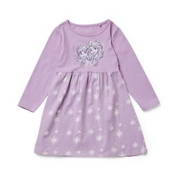 Tchibo - Kinder-Jerseykleid &raquo;Eisk&ouml;nigin&laquo; - M&auml;dchen - Gr. 110/116 - lila/print