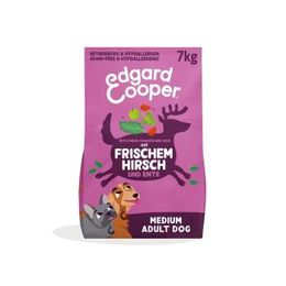 Edgard & Cooper Trockenfutter, Hund, Adult, Frischer Hirsch & Freilaufente 7 kg