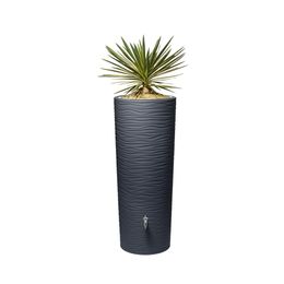 Garantia 2-in-1-Regentonne-Komplett-Set - grau