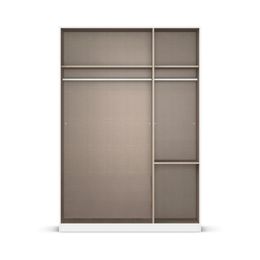 Rauch Kleiderschrank &raquo;Ella&laquo; - 136x54x197cm - wei&szlig; -