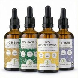 Wolfsbacher Natur Futter&ouml;l Set 4 x 100ml