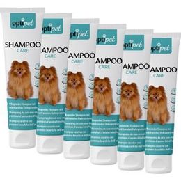 OptiPet Hundeshampoo f&uuml;r gepflegetes Fell 6x250 ml