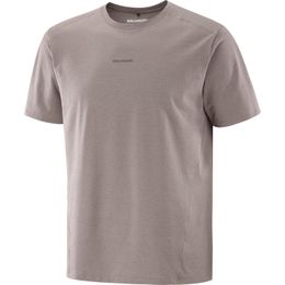 Salomon TRACKLINE Funktionsshirt Herren - Gr&ouml;&szlig;e L - braun