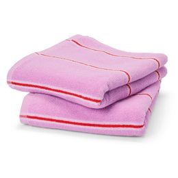 Tchibo - 2 Premium-Handt&uuml;cher - rosa
