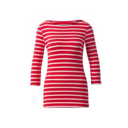 Tchibo - Gestreiftes Shirt mit 3/4-Arm - Damen - Gr. S - creme/gestreift