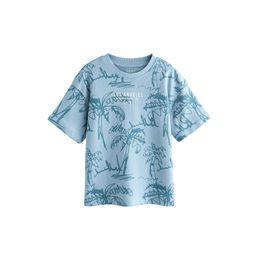 next T-Shirt Jungen Gr&ouml;&szlig;e 122 blau / hellblau