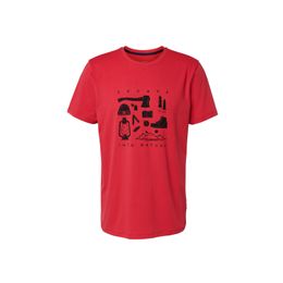 Tchibo - T-Shirt mit Print - Herren - Gr. S - blau/print