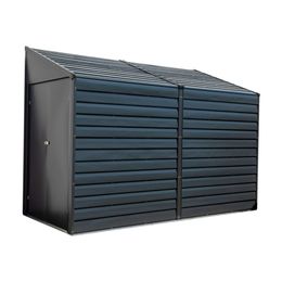 Tchibo - Anlehnhaus - 295x124x208cm - anthrazit - Blech