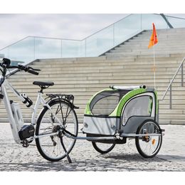 Tchibo - Fischer Kinder-Komfort-Fahrradanh&auml;nger - gr&uuml;n