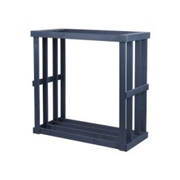 Tchibo - Kaminholzregal &raquo;Harald&laquo; - 108x52x106cm - anthrazit - Holz