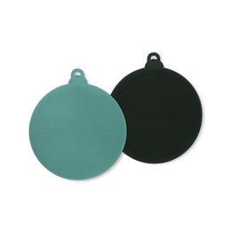 Tchibo - 2 Silikon-Abwaschpads - schwarz