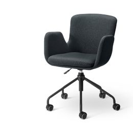 Tchibo - Schreibtischstuhl - 57x63x80cm - dunkelgrau - Polyester / Stahl / Kunststoff