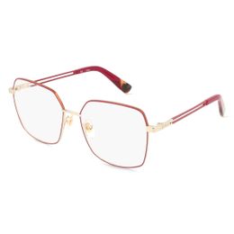 Furla FULVFU506 Brille Unisex | Fassung: Vollrand, Quadratisch, Gold Gl&auml;nzend