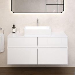 Villeroy & Boch Villeroy & Boch Embrace Schrank mit Waschtisch, 4 Ausz&uuml;ge, 5A6156RW+A95700DH,