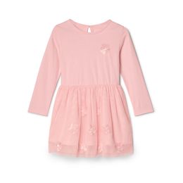 Tchibo - Kinder-Jerseykleid mit Pailletten - M&auml;dchen - Gr. 110/116 - hellrosa